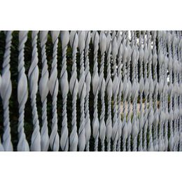 Bari 2 Streifenvorhang weiß: 90 x 210 cm - La Tenda