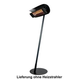 Heatscope Free Ständer für Heizstrahler Vision 2200 Watt schwarz/weiß/Holzoptik schwarz/Verbindungsholm schwarz