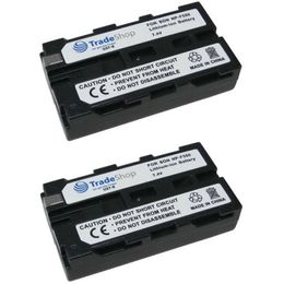 TRADESHOP 2x Trade-shop Kamera Li-Ion Akku 2400mAh für Sony CCD-TRV-36 CCD-TRV-37 CCD-TRV-4 CCD-TRV-41 CCD-TRV-43 CCD-TRV-46 CCD-TRV-51 CCD-TRV-517 CCD-TRV-57