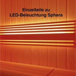 LED-Beleuchtung Sphera - Röhre 75 cm - Endstück - eek: g - Saunaleuchte - Infraworld
