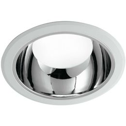 Fan Europe - Intec - LED-Downlight-Blendschutz, Weiß mit Chromreflektor, 4000K