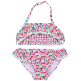 Boboli - Bikini BLUMEN in pink, Gr.122