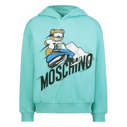 Moschino Kinder T&uuml;rkis Sweatshirt