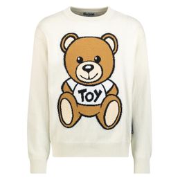 Moschino Kinder Cremewei&szlig; pullover