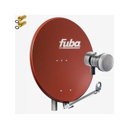 FUBA DAL 801 R SAT-Anlage ROT + Single LNB 1 Teilnehmer HDTV 4K SAT-Antenne