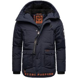 STONE HARBOUR Herren Stylische Outdoorjacke Winterjacke mit Teddyfell Innenfutter Admaroo