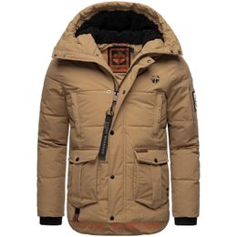 STONE HARBOUR Herren Stylische Outdoorjacke Winterjacke mit Teddyfell Innenfutter Admaroo