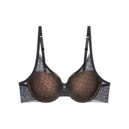 Triumph - Gefütterter Bügel-BH - Black 70G - Triumph Signature Sheer - Unterwäsche für Frauen