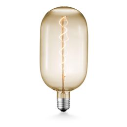 LUCANDE LED-Lampe E27 T140 4W 2.700K dimmbar amber