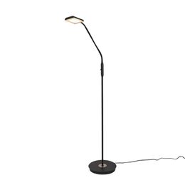 LINDBY Gilead LED-Stehlampe, CCT, schwarz, Dimmer