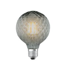 LUCANDE LED-Lampe E27 G95 4W 1.800K dimmbar smoke