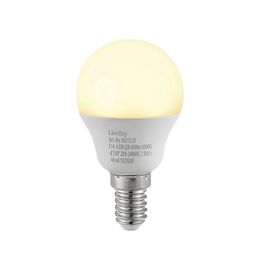 LINDBY LED-Tropfenlampe E14 G45 4,5W 3.000K opal