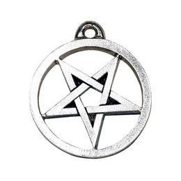 Adelia´s Adelia´s Amulett Anhänger Magische Pentagramme Talisman, Umgekehrtes Pentagramm - Höhere Energie, silberfarben