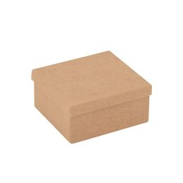 Glorex Dachpappe Glorex Quadratbox/ Pappe 102 x 102 x 50 mm