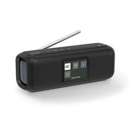 Kärcher Karcher DAB Go Digitalradio (DAB) (Tragbarer Bluetooth Lautsprecher / 5 Watt Stereo-Sound / USB-C / Akku)