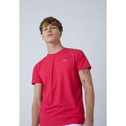 SPORTKIND Funktionsshirt Tennis T-Shirt Rundhals Herren & Jungen pink