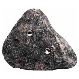 Nature Climbing - Raw Granite Screw On - Klettergriffe Gr 4er Pack grau/schwarz