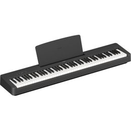 Yamaha Digitalpiano P-145B, schwarz, inkl. Notenablage, Fußschalter und Netzadapter, schwarz