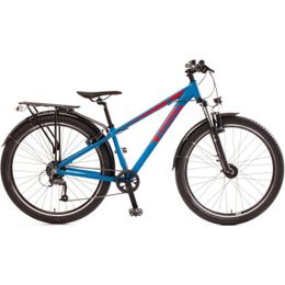 Bachtenkirch ATB 27,5" "SWOP" Jugendfahrrad matt-blau mit Federgabel, 9 Gang Shimano Altus Schaltwerk, Kettenschaltung, blau