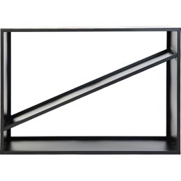 WESTMANN Kaminholzregal, BxTxH:35x115x80 cm, mit beschichtetem Stahlrahmen, schwarz