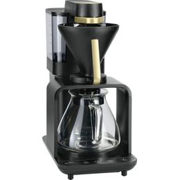 Melitta Filterkaffeemaschine epour® 1024-12, 1l Kaffeekanne, Papierfilter 1x4, Schwarz/Gold, schwarz