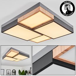 hofstein Bornos Deckenleuchte LED Anthrazit, 1-flammig