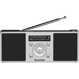 Technisat DIGITRADIO 1 S Portables DAB+/UKW-Stereoradio mit integriertem Akku, Digitalradio, DAB+, FM, AM, Schwarz/Silber