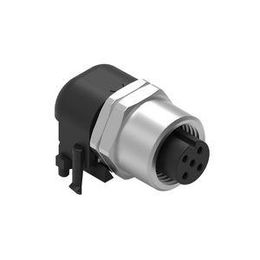 W&Uuml;RTH ELEKTRONIK W&uuml;rth Elektronik Rundsteckverbinder, M12, Schalttafelmontage, M12, Steckbuchse, Abgewinkelt, Pole - 5, Gel&ouml;tet, Panelmontage - 643280100305
