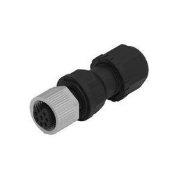W&Uuml;RTH ELEKTRONIK W&uuml;rth Elektronik Feldkonfektionierbarer Steckverbinder, M12, Steckbuchse, Gerade, Pole - 8, Gel&ouml;tet, Panelmontage - 643722100008