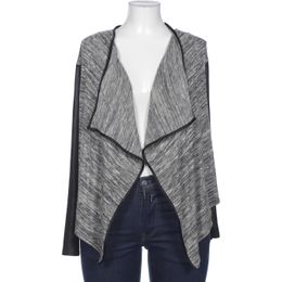 NICE CONNECTION Damen Strickjacke, grau, Gr. 36