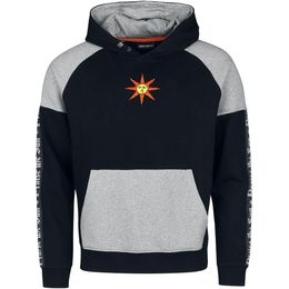 Dark Souls Solaire von Astora Kapuzenpullover schwarz grau meliert in L