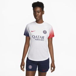 Paris Saint-Germain Academy Pro Nike Dri-FIT Pre-Match-Fußballoberteil für Damen - Weiß