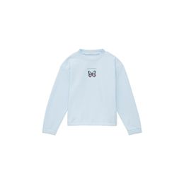 Tom Tailor Mädchen Oversized Sweatshirt, blau, Gr. 104/110