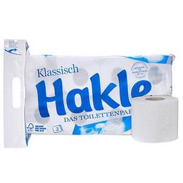 Hakle Toilettenpapier KLASSISCH 3-lagig, 8 Rollen