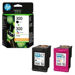 HP 300 (CN637EE) schwarz, color Druckerpatronen, 2er-Set