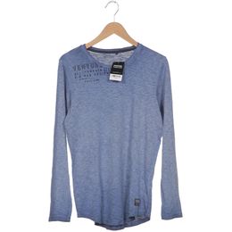 s.Oliver Herren Langarmshirt, blau