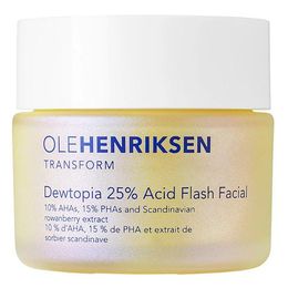 Olehenriksen - Dewtopia 25 % Acid Flash Facial - Peelingmaske Für Das Gesicht - transform Dewtopia 25% Acid Flash Facial