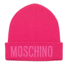 Moschino Mützen - Beanie - in rosa - Mützen für Damen