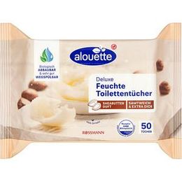 alouette Feuchtes Toilettenpapier Deluxe 1-lagig, 50 Tücher