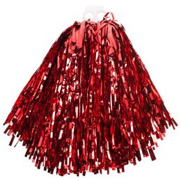 buttinette Pompon, "Metallic", rot