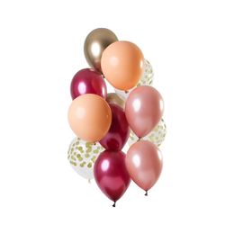 buttinette Luftballons "Rosé-Gold", 30 cm Ø, 12 Stück