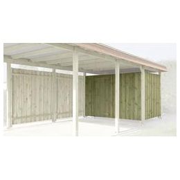 Weka Geräteraum für Carport Eifel 288 x 199 cm imprägniert