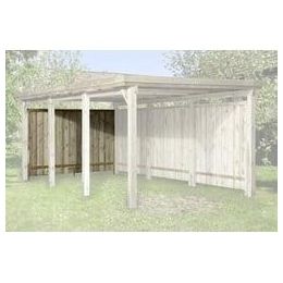 Weka Rückwand für Carport Eifel Alpen 270 x 181 cm imprägniert