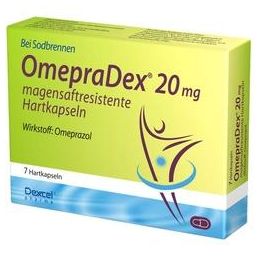 Dexcel Pharma Omepradex 20 mg magensaftresistente Hartkapseln 7 St