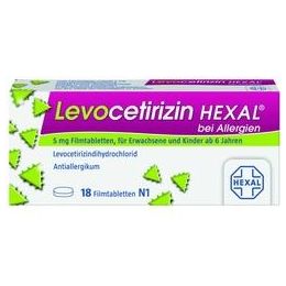 HEXAL® Levocetirizin Hexal bei Allergien 5 mg Filmtabl. 18 St