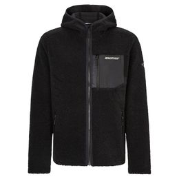 Ziener Fleecejacke »JUHA« schwarz 60 60 funktionelle, wärmende Herren Midlayer Jacke