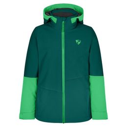 Ziener Skijacke &raquo;AVAK&laquo; dunkelgr&uuml;n 116 116 wattierte Skijacke f&uuml;r Kinder (PFC frei)