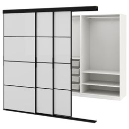 IKEA SKYTTA / PAX Kleiderschrank+Schiebetüren begehb.