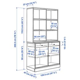 IKEA TONSTAD Aufbewahrungskombi