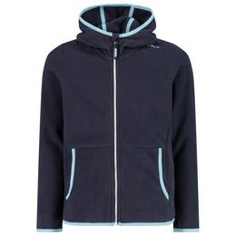 CMP - Girl's Jacket Fix Hood Arctic Fleece - Fleecejacke Gr 98 blau